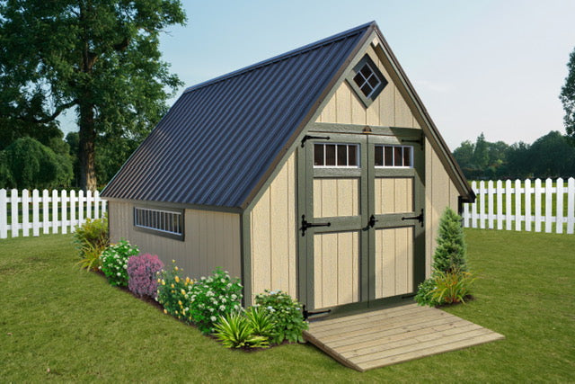 Custom Garden Storage Shed – Esh's Sheds
