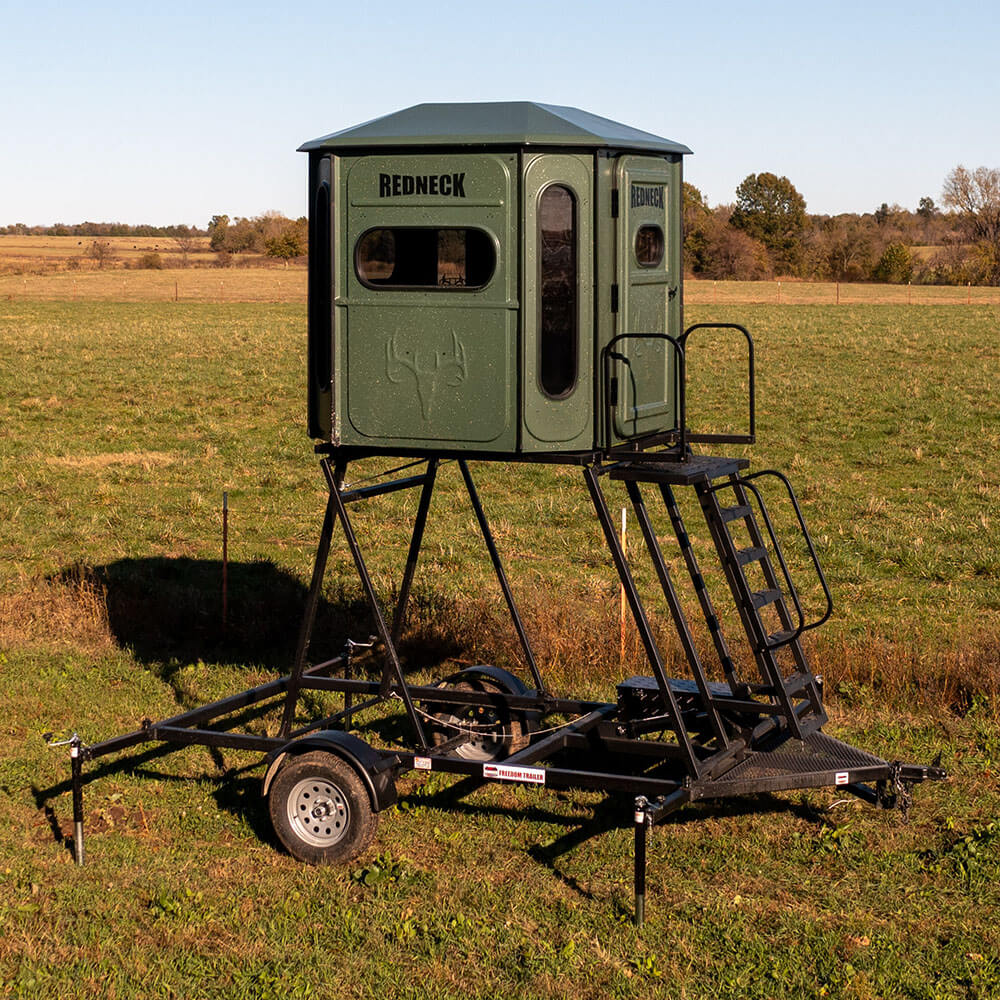 Freedom Hydraulic Trailer Hunting Blind – Esh's Sheds